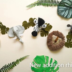 Safari Garland, Safari Wall Decor, Jungle Nursery Decor, Felt Safari ...
