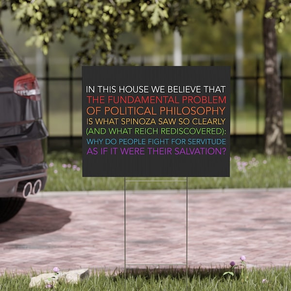 Liberal Yard Sign - Etsy