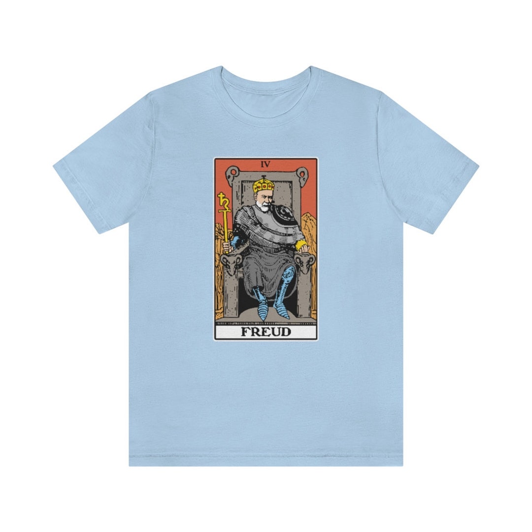 Freud Emperor Tarot Psychoanalysis Philosophy T-shirt - Etsy