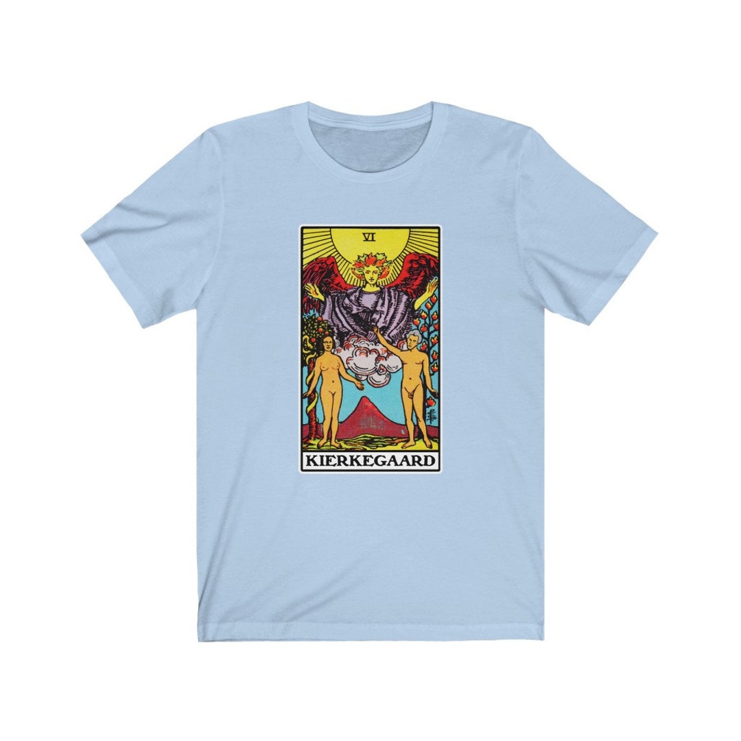 Kierkegaard and Regine the Lovers Tarot Philosophy T-shirt - Etsy