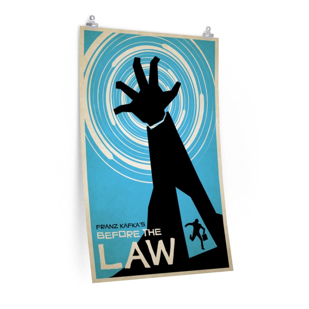 Vintage Film Franz Kafka Before the Law Philosophy Poster - Etsy