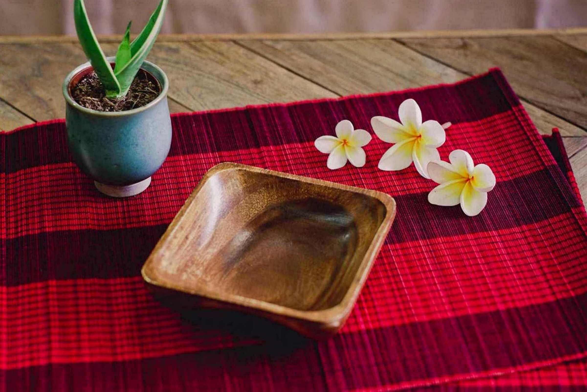 Simple Wooden Square Bowl - Etsy