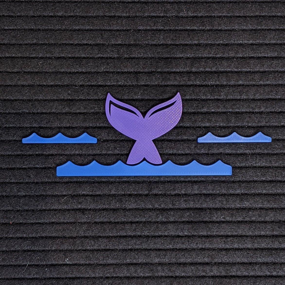 Mermaid Tail in the Ocean Letter Board Icon / Summertime / | Etsy