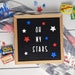 4th of July Star Letter Board Icons Fourth of July Red White & Blue ...