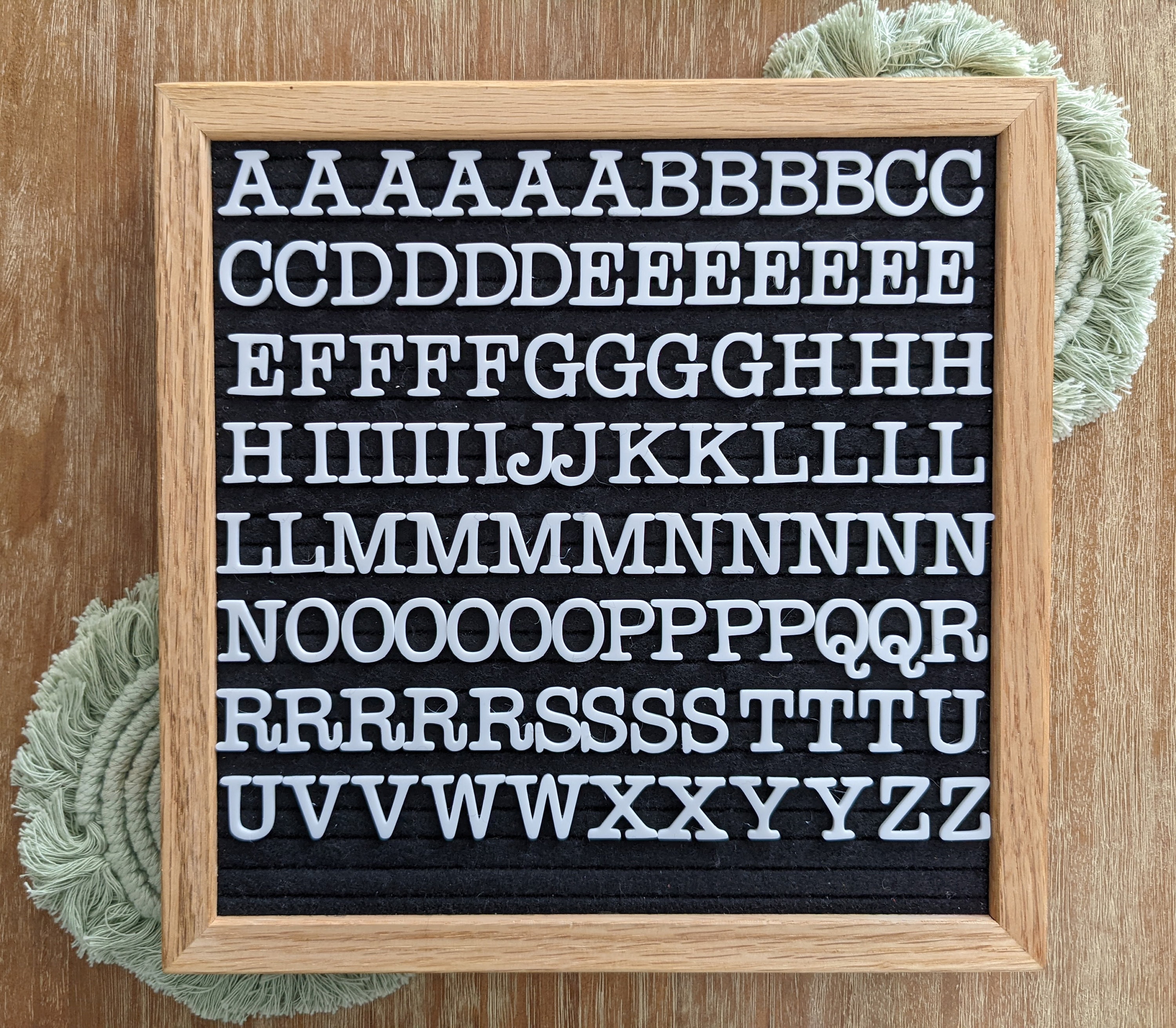 Vintage Letter Board Letters – Capital Alphabet Set - Etsy