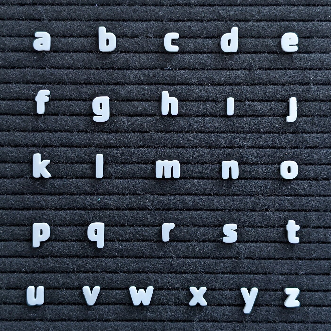 Letter Board Alphabet Mini Bold Font Tiny Letters Felt | Etsy