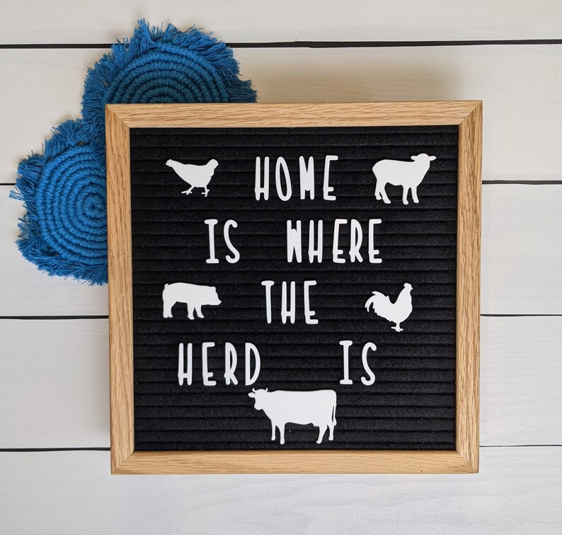 Letter Board Letters Farmhouse Boho / 1 Inch Skinny Alphabet | Etsy