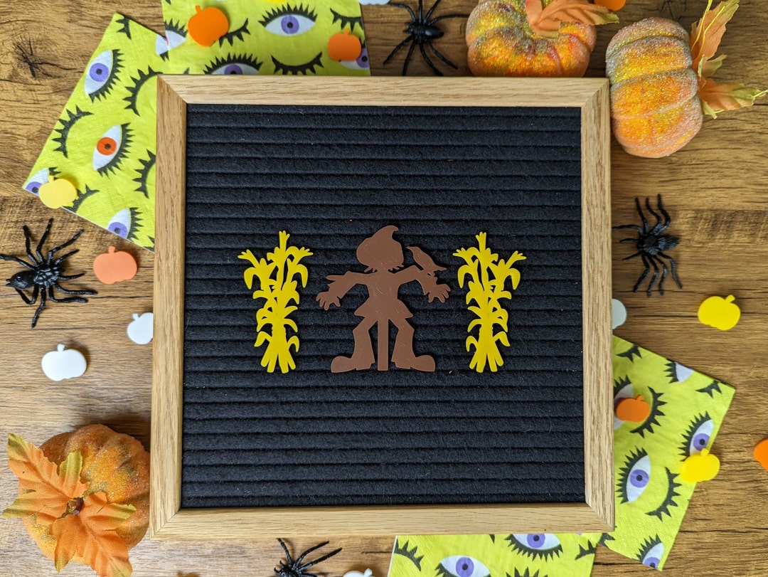 Scarecrow Corn Letter Board Icons / Autumn Harvest / Hello Fall ...