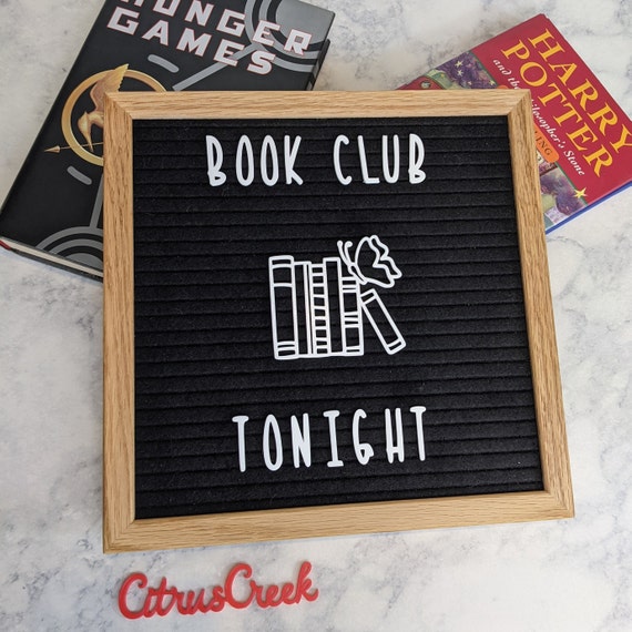 Wall Hangings Home & Living Bookclub Felt Board Accessory Book Letter ...