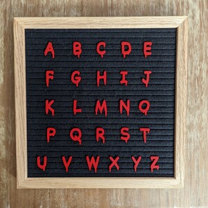 Letter Board Letters Scary Drip - Halloween Alphabet for Felt Boards ...