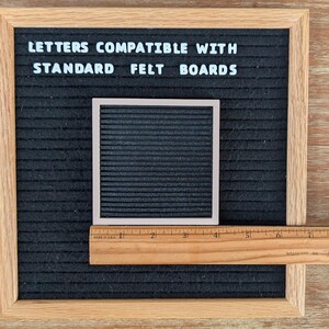 Mini Letter Board Set - 4x4 Inch 3d-printed Letter Board - Changeable ...