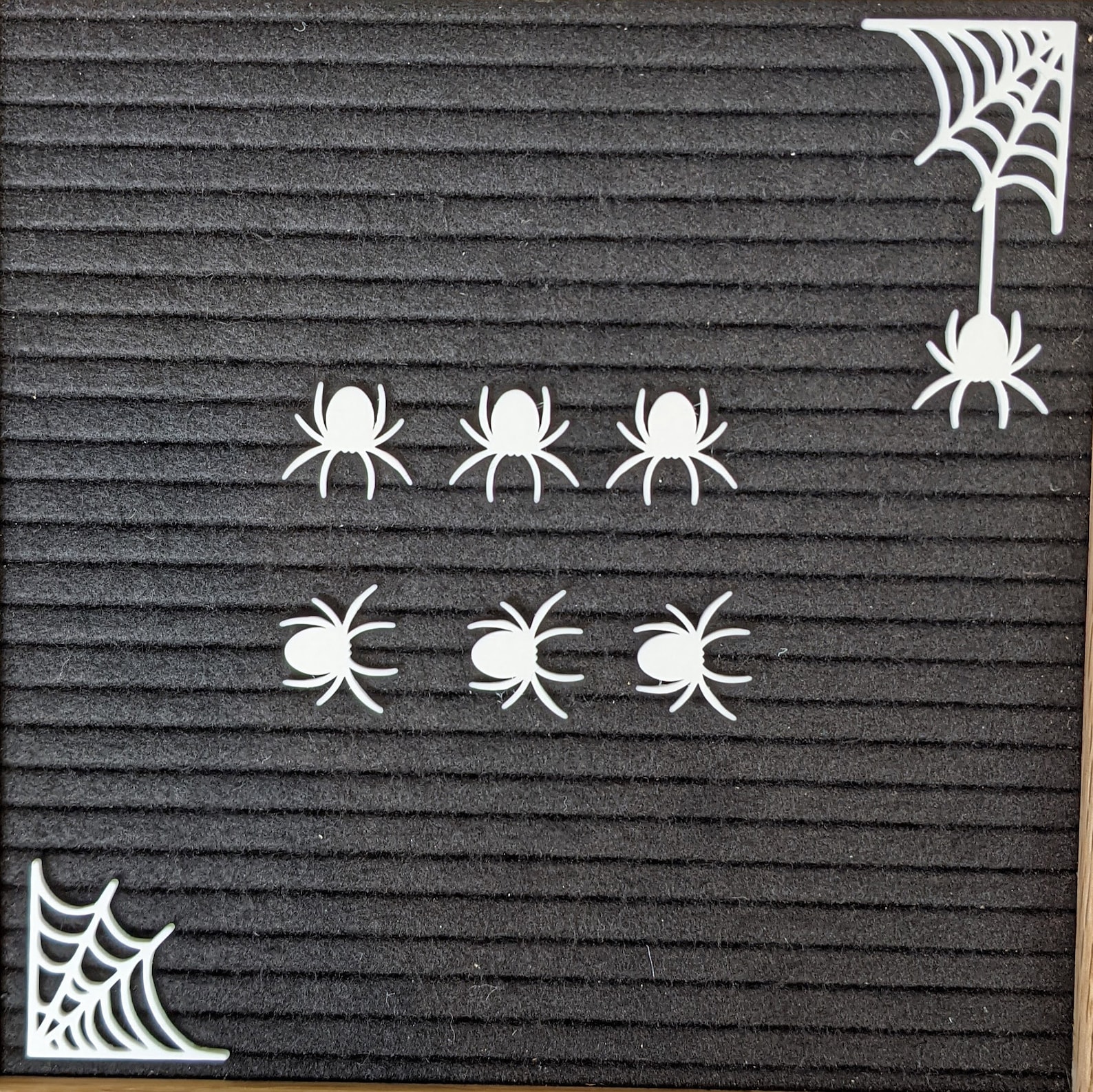 Spider and Spider Web Letter Board Icons 6 Legged Insect | Etsy