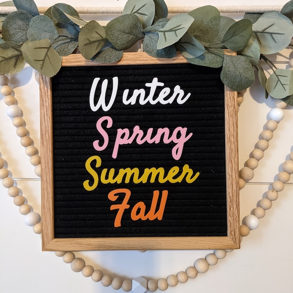 Spring Summer Fall - Etsy