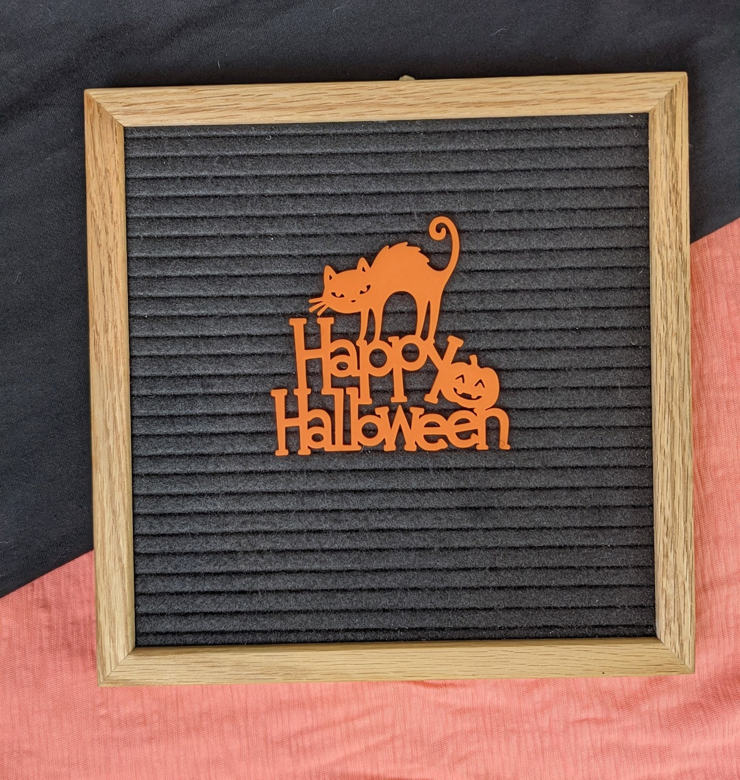 Happy Halloween Saying Letter Board Icons - Autumn - Black Cat ...