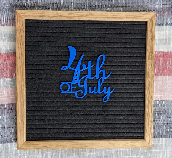 4th of July Saying Letter Board Icon / Fourth of July / | Etsy