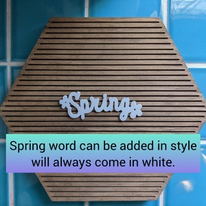 Spring Flowers Letter Board Icons - Happy Easter - Blooming Wild Flower ...