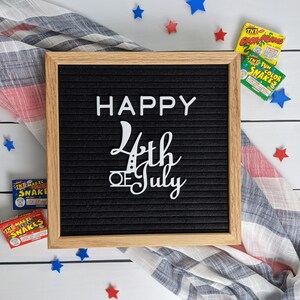 4th of July Saying Letter Board Icon / Fourth of July / Independence ...