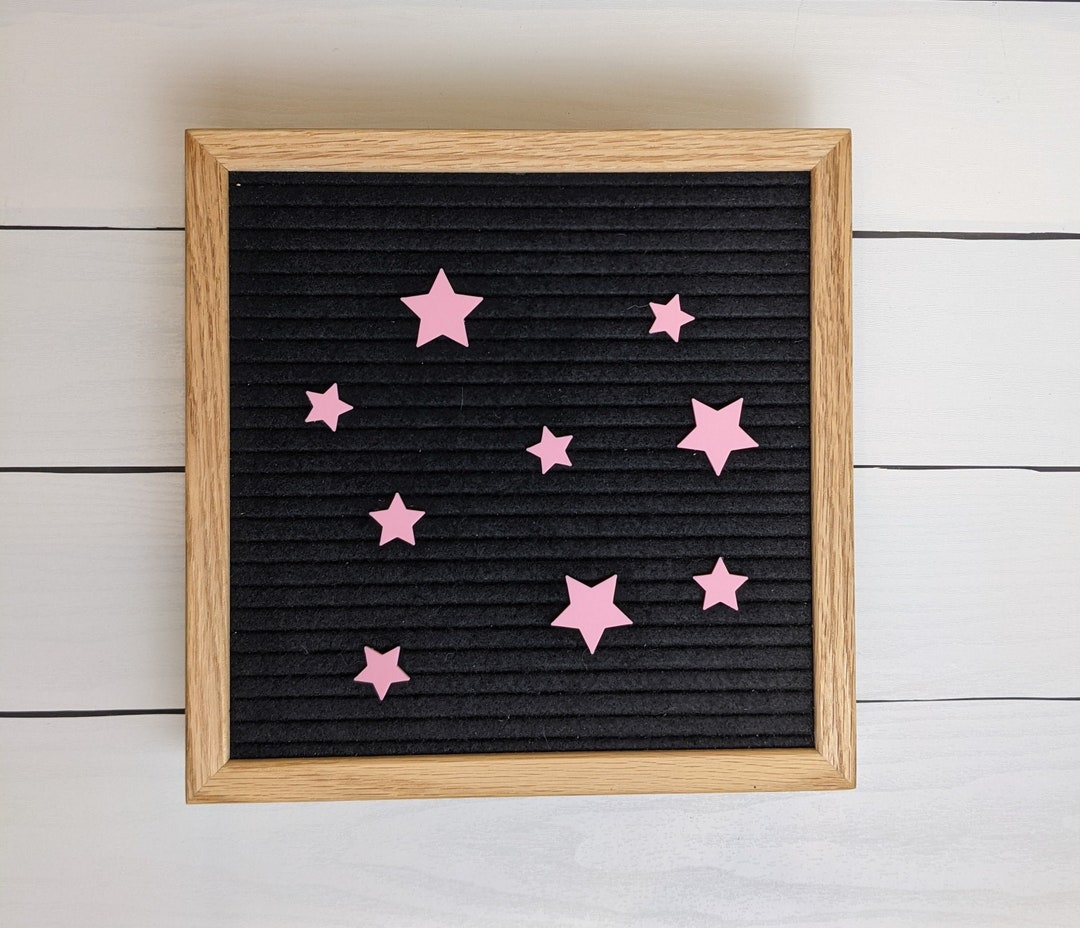 Star Letter Board Icons - Birthday Party Celebration - Nighttime Sky ...