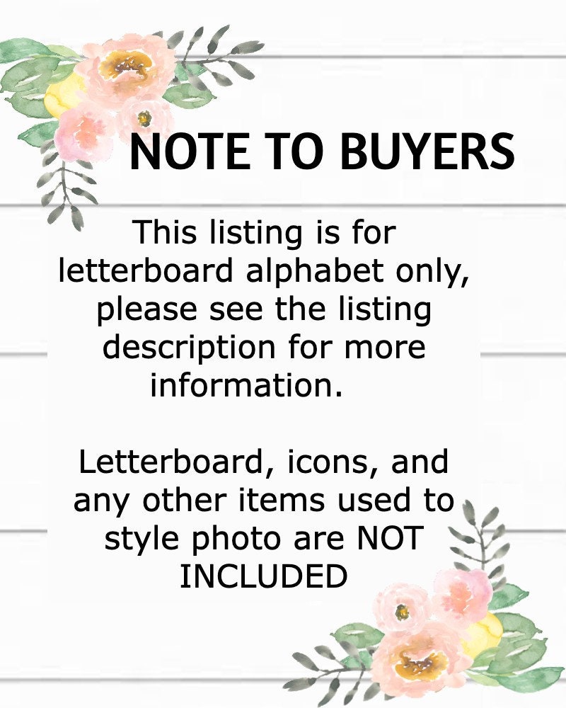 Letter Board Alphabet Mini Bold Font Tiny Letters Felt | Etsy