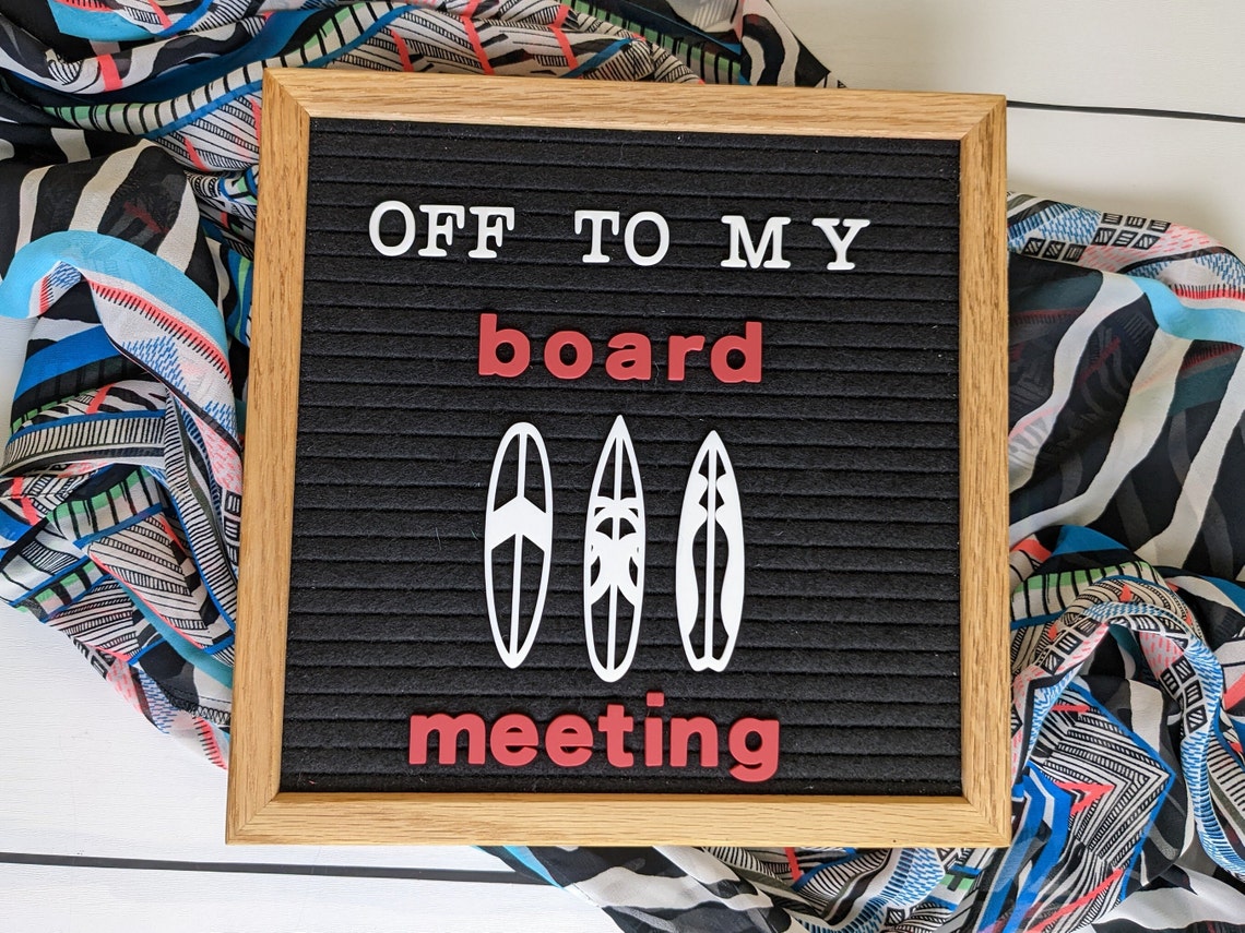 Surfboard Letter Board Icons Surfing Long Board Summer - Etsy