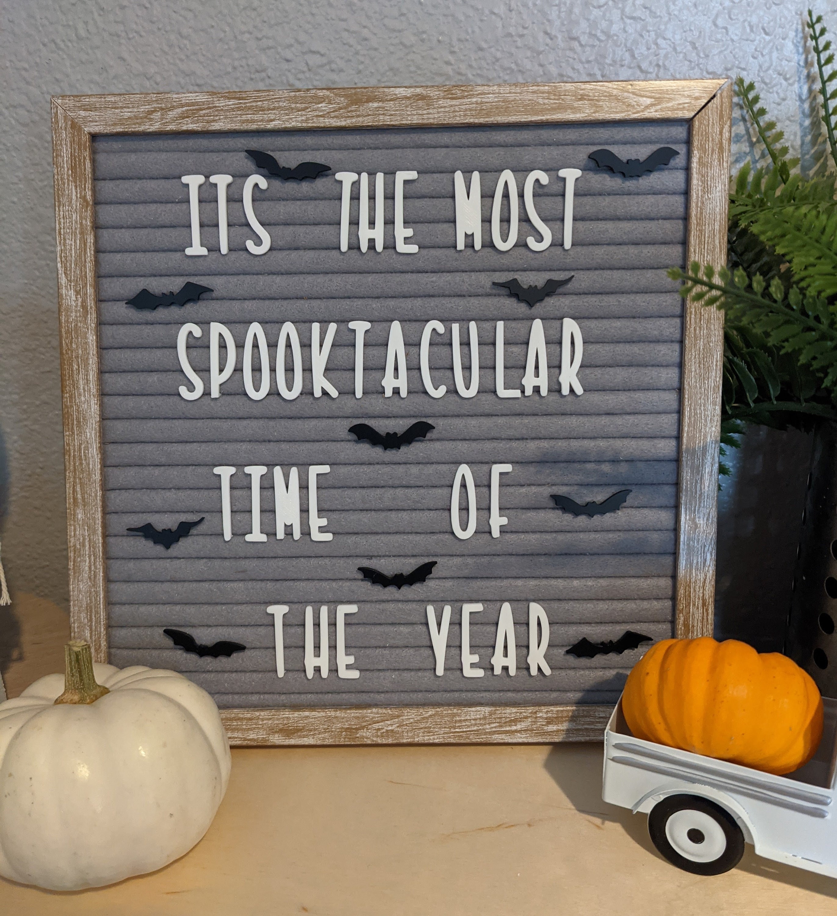 Bats Letter Board Icons Mini Flying Animal Happy Halloween - Etsy