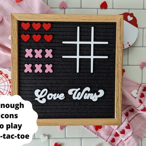 Tic-tac-toe Letter Board Icons - Happy Valentine's Day - Hugs and ...