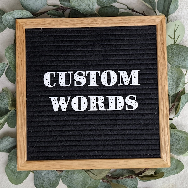 Custom Letter - Etsy