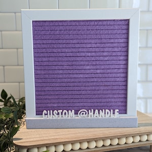 Customizable Letter Board Stand - Personalized Name Hashtag - Business ...