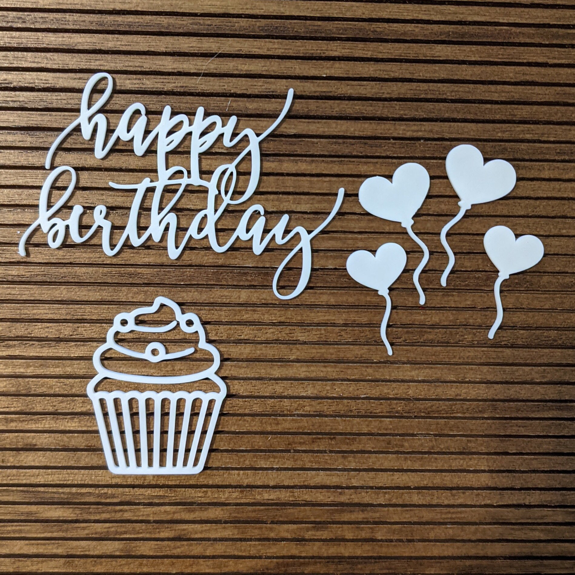 Happy Birthday Letter Board Icons - Party Felt Board Accessory ...