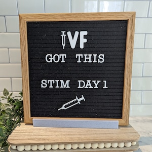 IVF Letter Board Icons - French Fries Pineapple Shot Rainbow, Test Tube ...