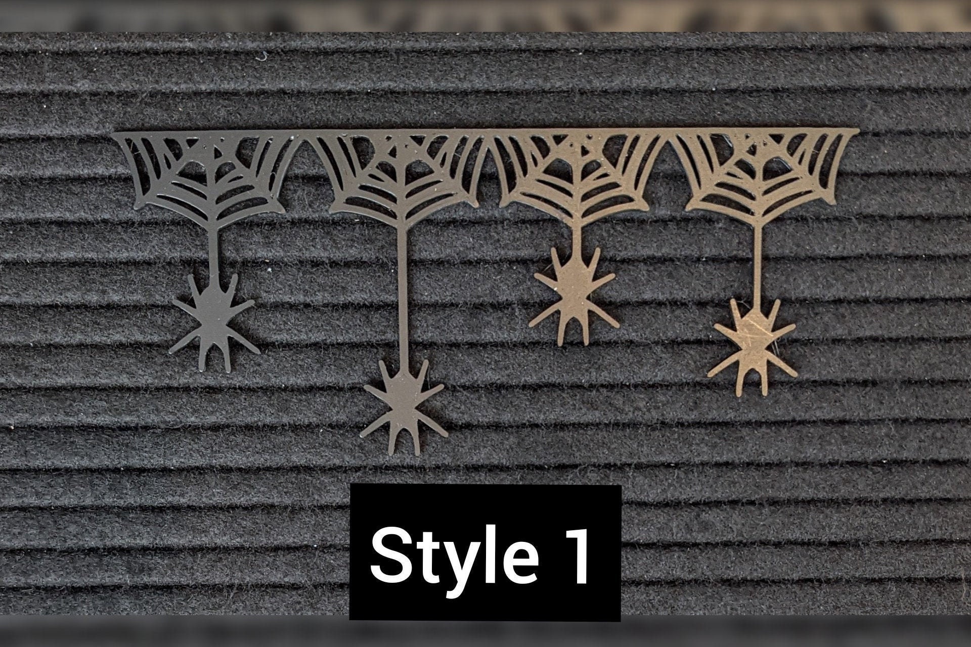 Halloween Banner Letter Board Icons Spider and Spider Web - Etsy