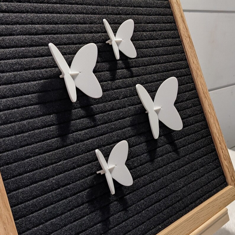 Butterflies Letter Board Icons - Springtime Felt Board Accessory ...