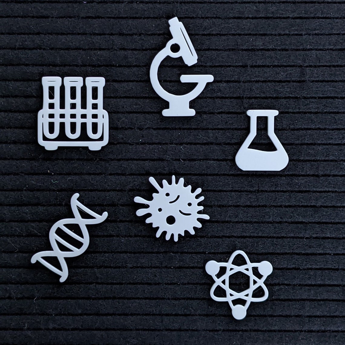 Science Letter Board Icons Back to School Felt Board | Etsy