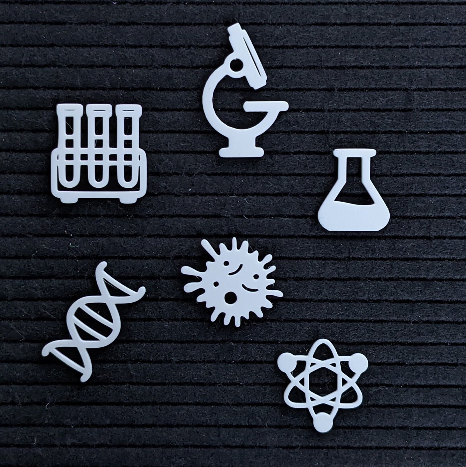 Science Letter Board Icons Back to School Felt Board - Etsy