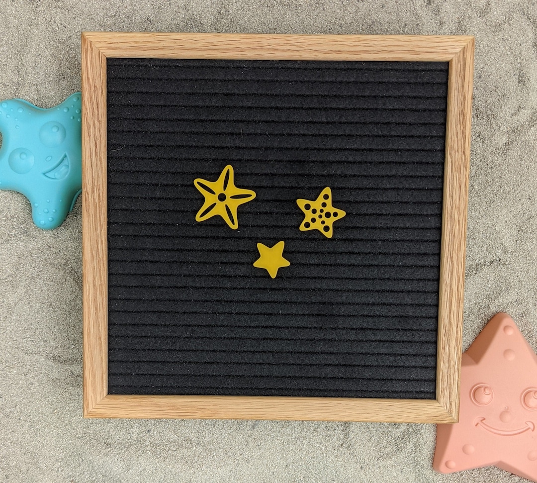 Starfish Letter Board Icon - Summertime - Beach - Ocean - Sea - Aquatic ...