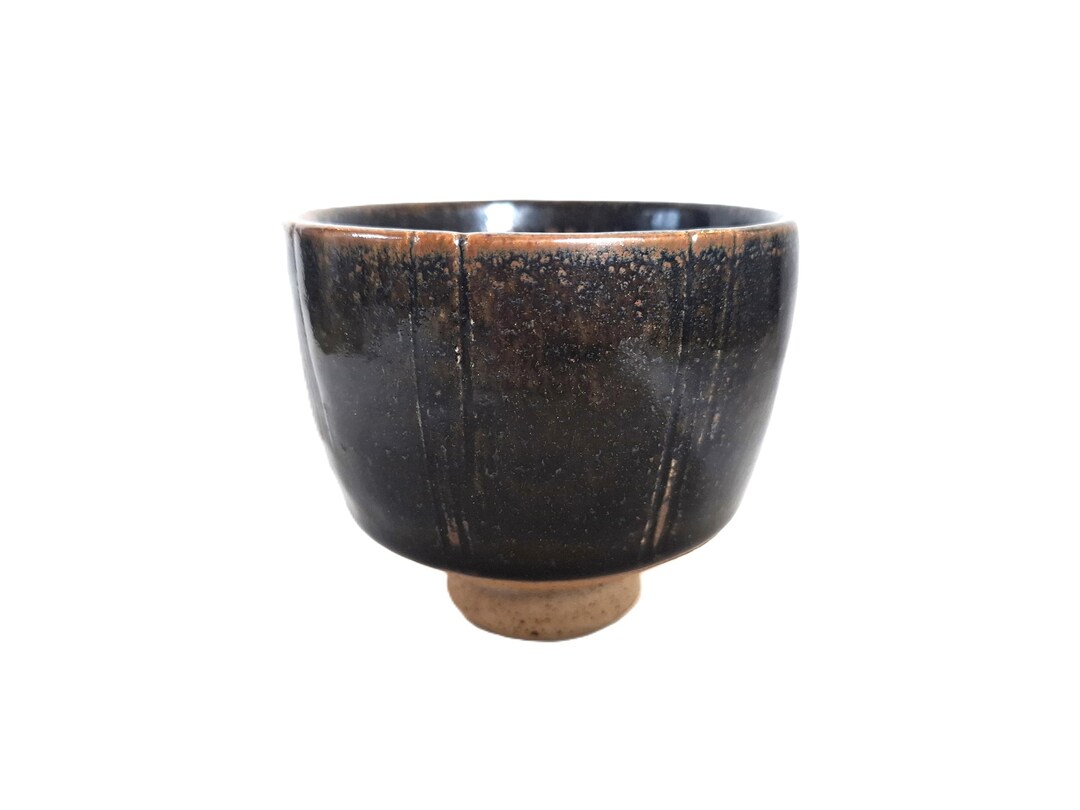 John Leach Studio Pottery Pot for Mucheleney, Small Pedestal Bowl ...
