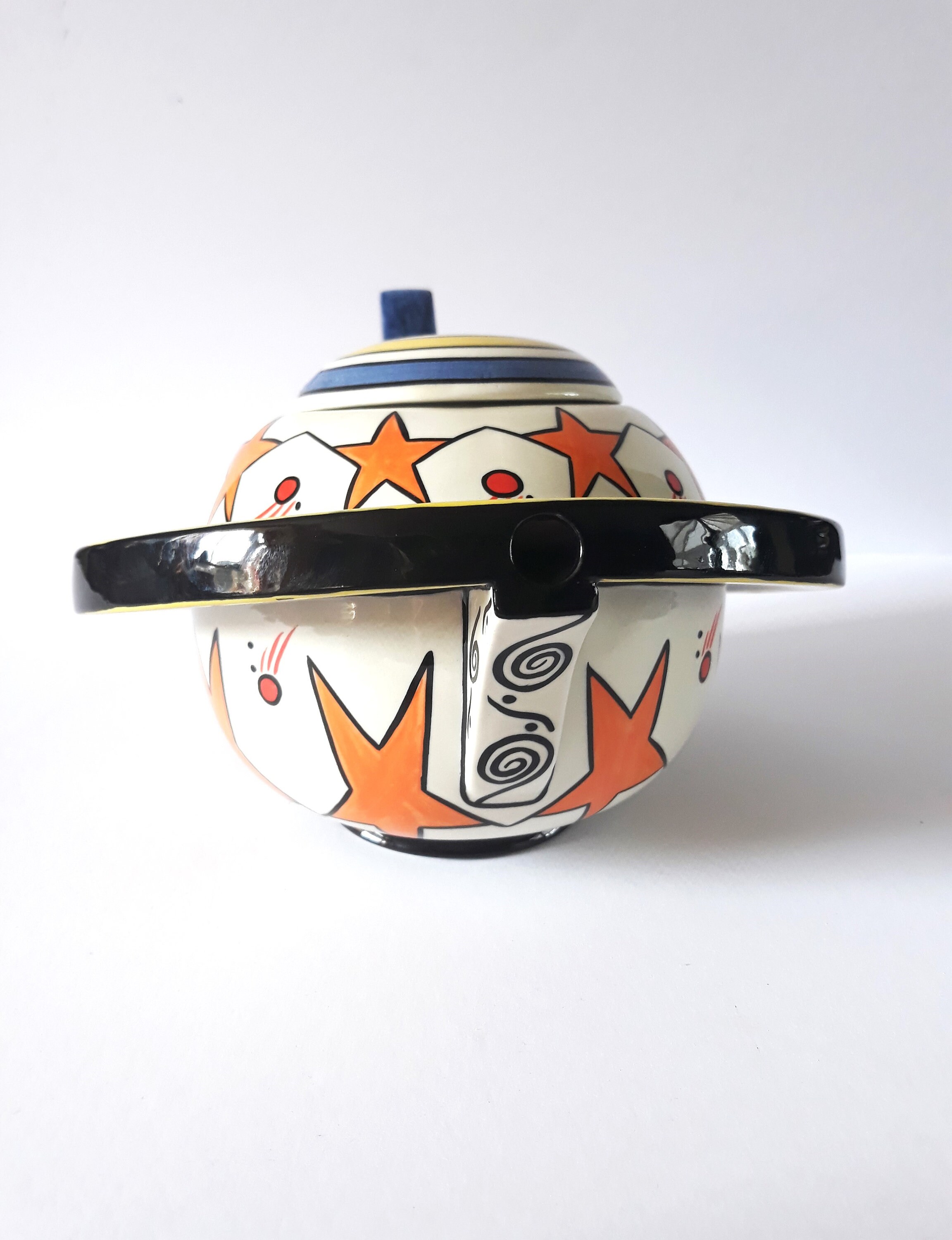 Lorna Bailey Pottery Teapot, Odyssey Space Design, Limited Edition, Old ...