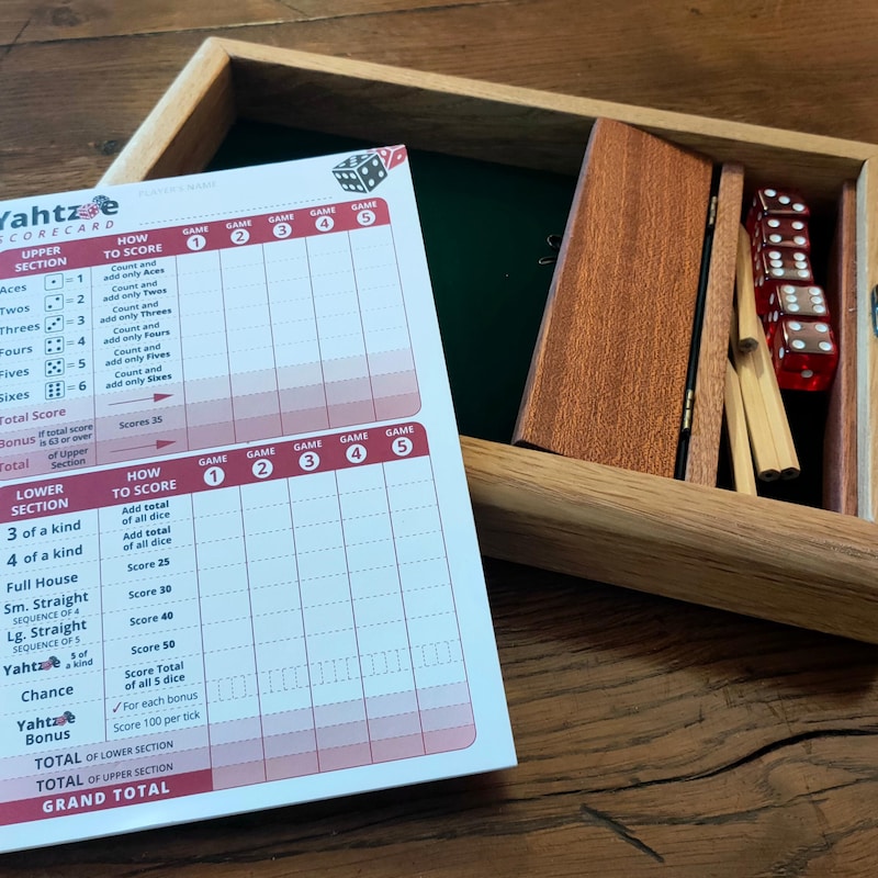 Yahtzee - Etsy UK