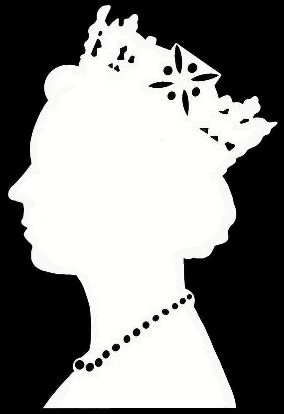 Queens Face Svg Queen Silhouette Svg - Etsy