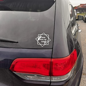 Grow With the Flow Flowstar Car Decal - Vinyl Car Decal - Flowstar ...