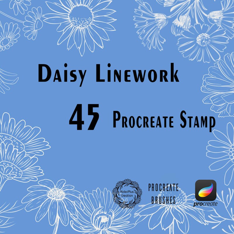 Daisy Digital Stamp - Etsy