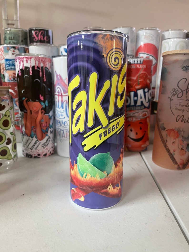 Takis Fuego 20 Oz Stainless Steel Tumbler - Etsy