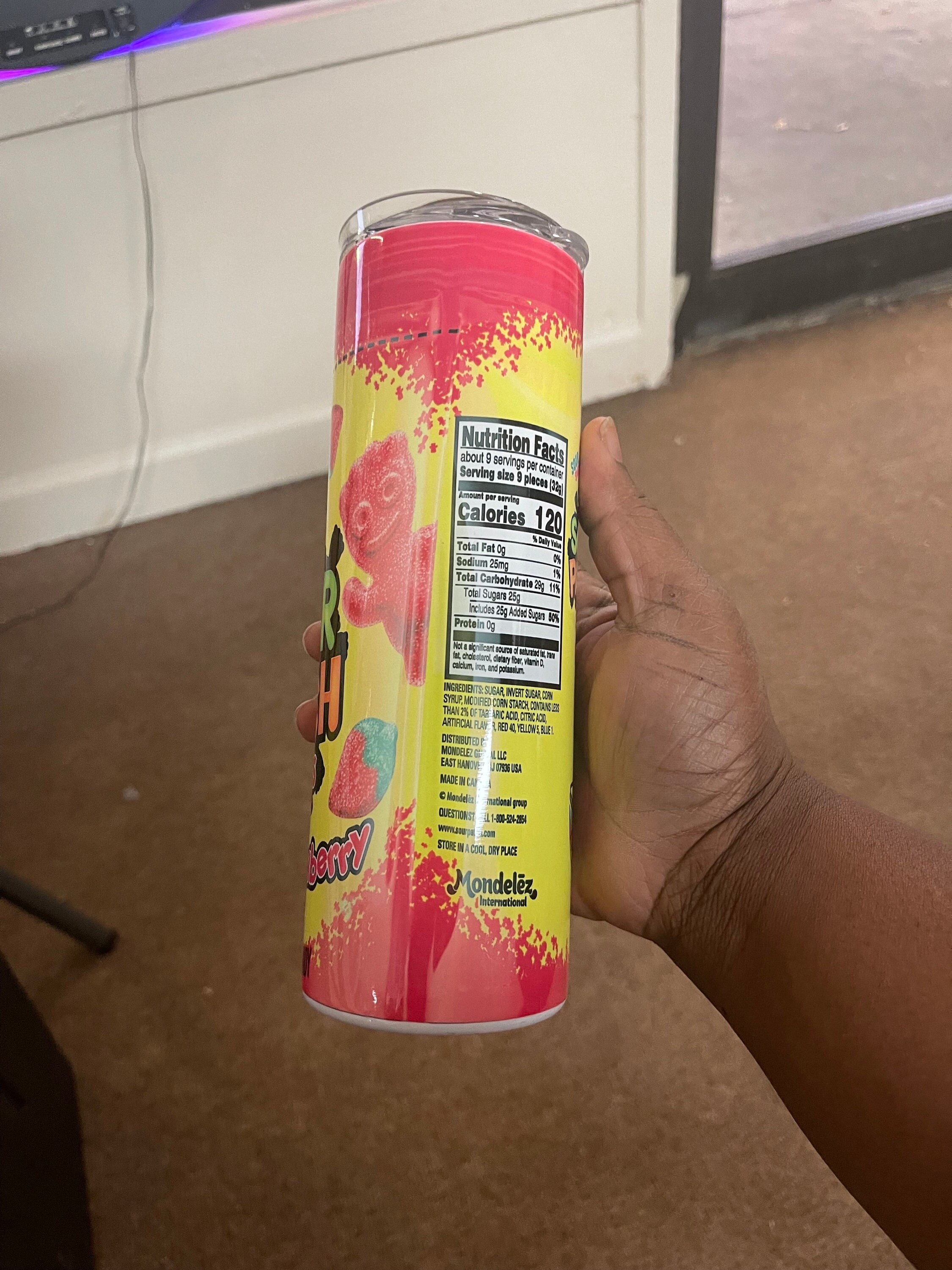 20 Oz Sour Patch Stainless Steel Double Walled Tumbler - Etsy