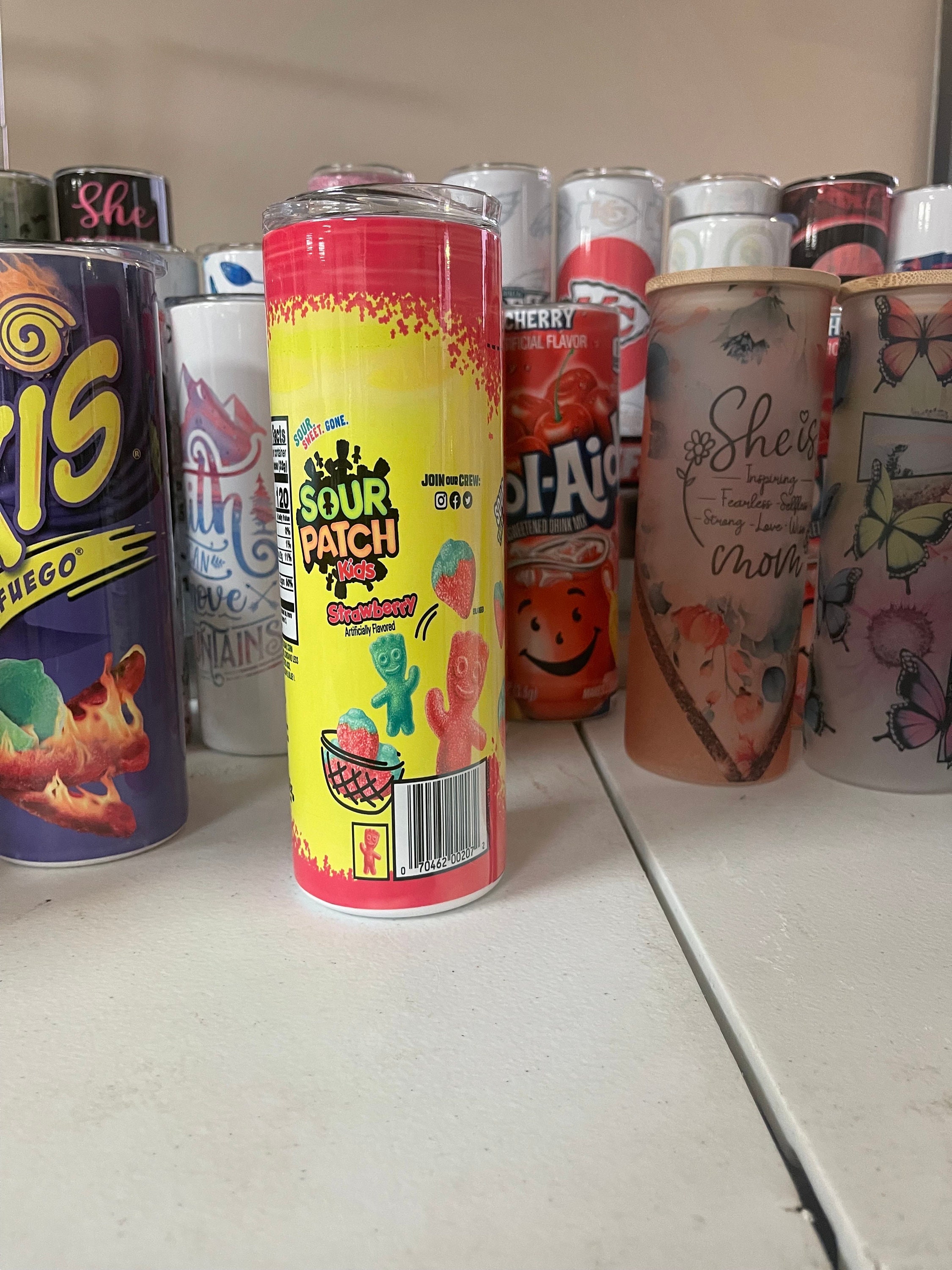 20 Oz Sour Patch Stainless Steel Double Walled Tumbler - Etsy