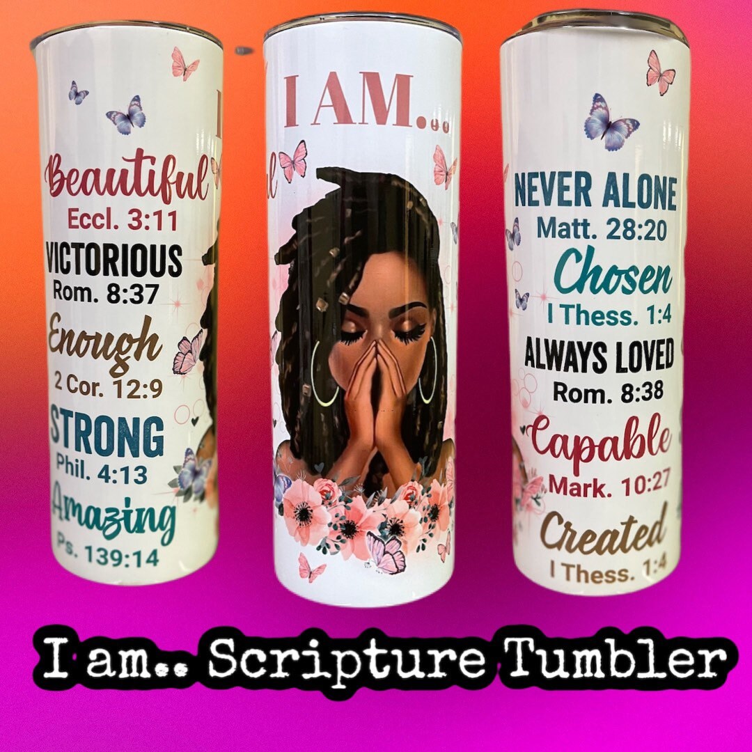 You Are Scripture Double Insulated Tumbler, Christian Tumbler ...