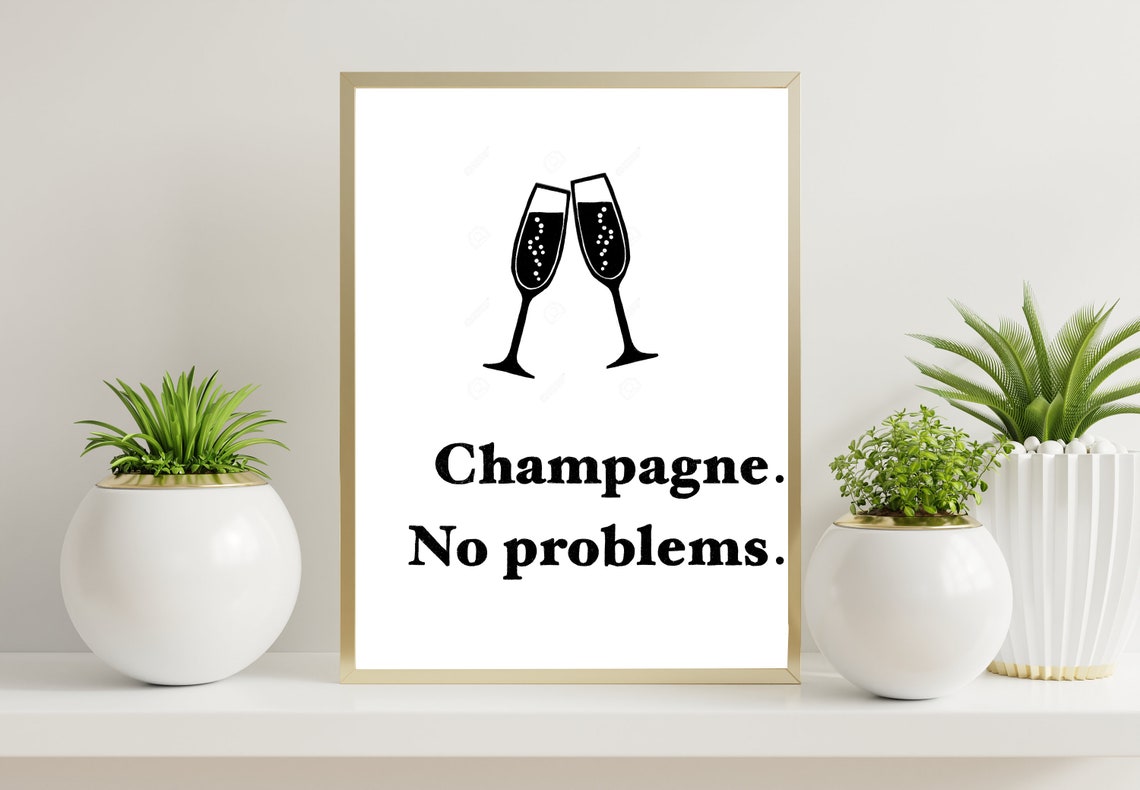 Champagne Problems Print Evermore Illustration Taylor - Etsy