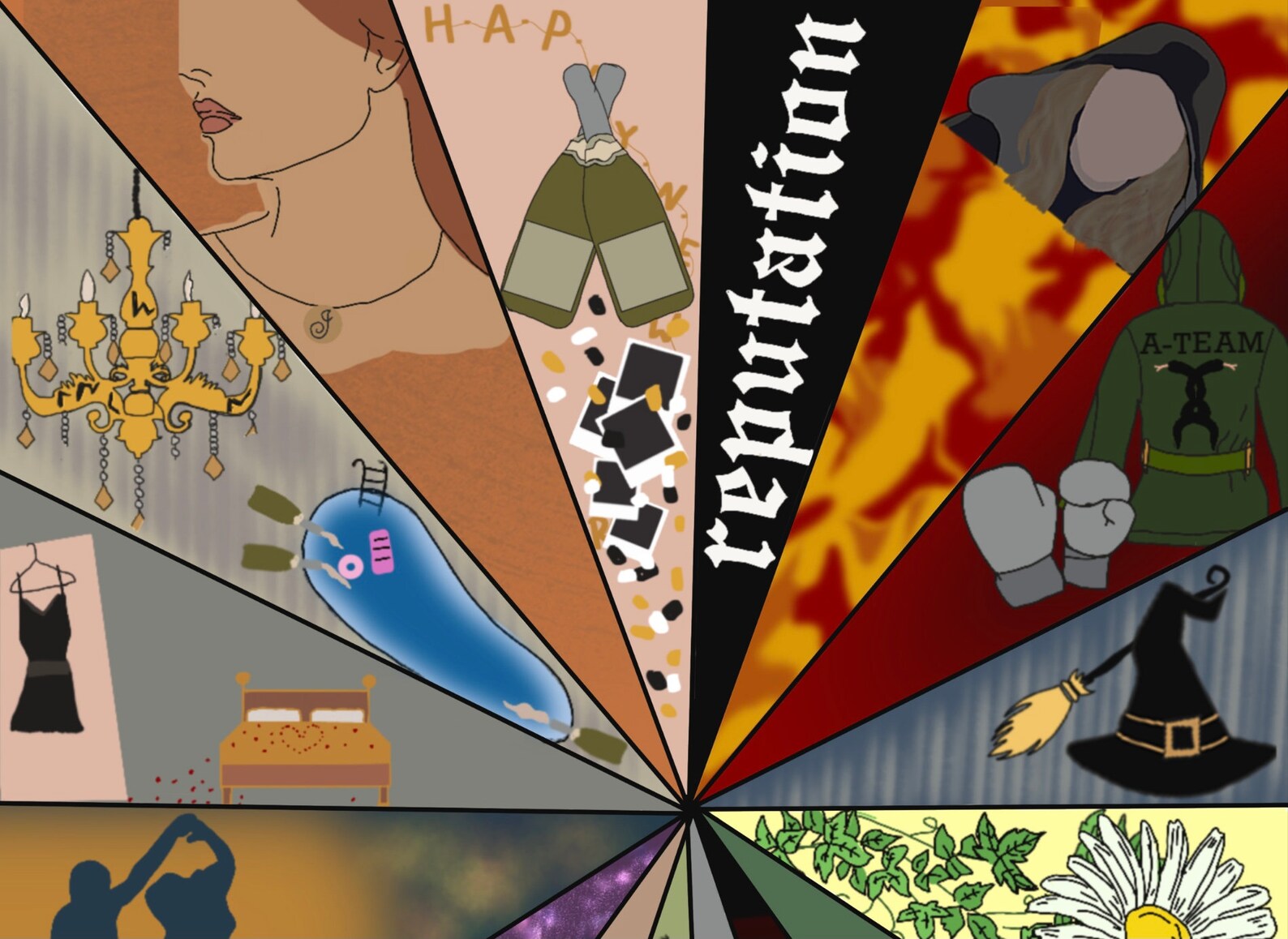 Reputation Print | Taylor Swift Print | Album Art | Song Illustrations ...