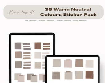 Digital Sticky Notes Functional Sticky Note Neutral - Etsy