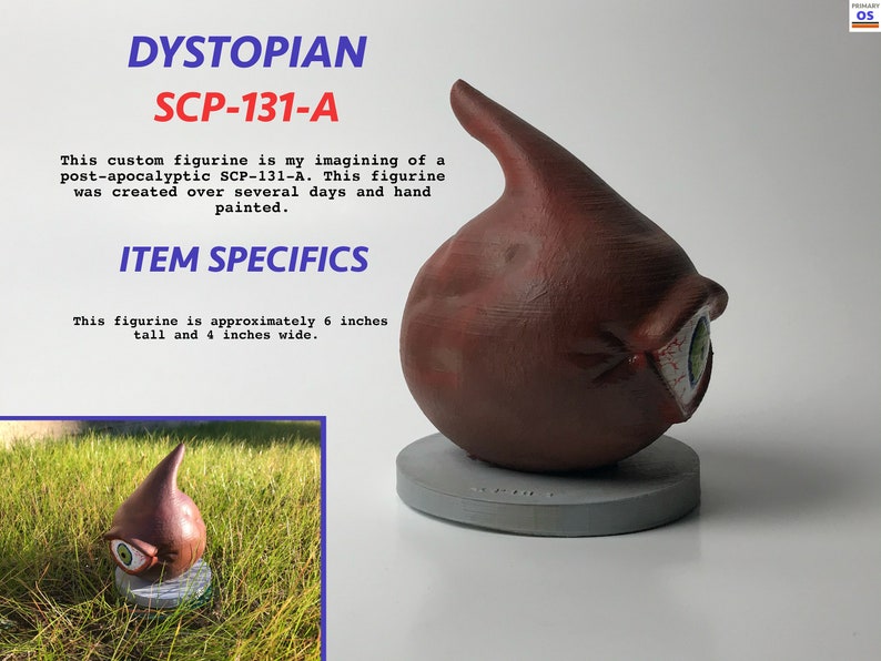 Dystopian SCP-131-A SCP Foundation Figurine - Etsy