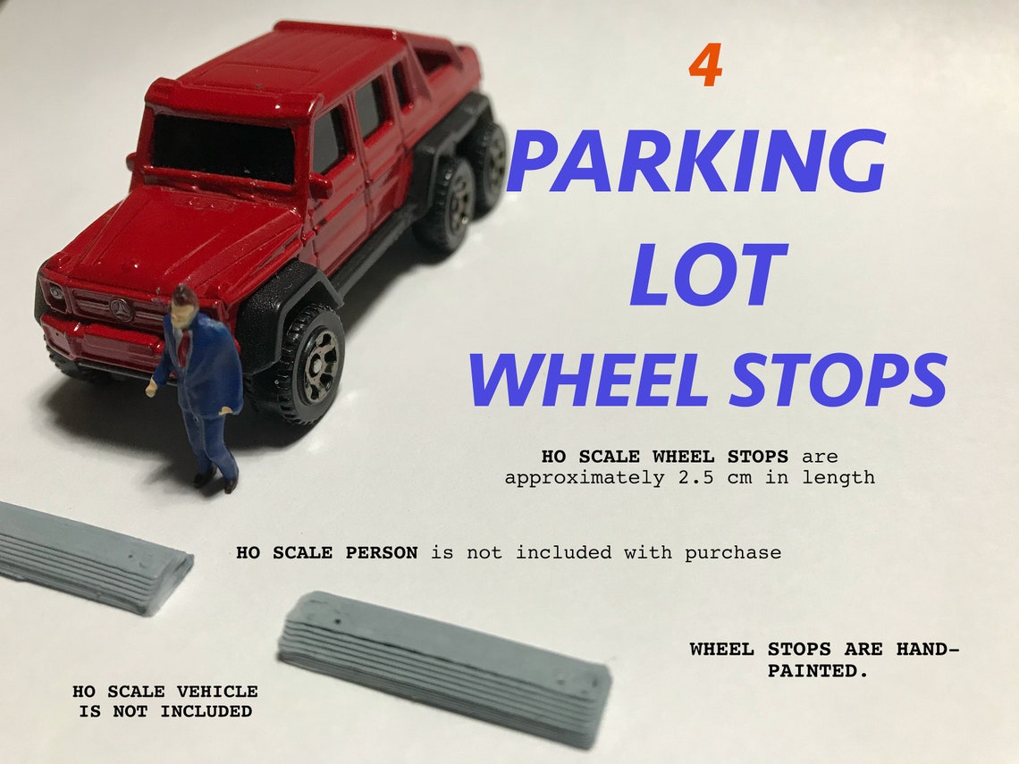 1:87 Green Dumpsters Concrete, Wheel Stops & New Jersey Barriers(ho ...